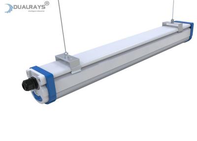 China Dualrays D2 Series 40W LED Tri Proof Lamp IP66 Ik10 4ft 160lmw Low Light Decay 5 Years Warranty for sale