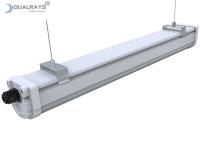 China Dualrays D2 Series 50W LED Industrial Tri Proof Light 5ft Microwave Sensor Full Plastic Housing For Exhibition Center for sale
