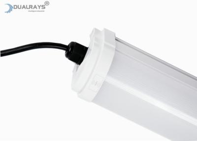China 4ft 40W 160LPW Efficiency LED Tri Proof Light PFC function 0-10V DALI dimming IP66 IK10 for sale