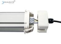 China Low Light Decay LED Tri Proof Light IP65 160LPW Polyester Powder Luminaire Coated for sale