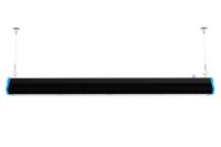 China DUALRAYS HB6 1ft 50W IP65 140LPW Aluminium LED Linear Highbay for Warehouse Aisle with 30W 3 Hours Emergency Function for sale