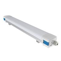 China IK10 IP65 2ft 20W Waterpoof Tube Garage Lamp Fixture LED Triproof Light with Daylight Sensor Microwave Sensor Optional for sale