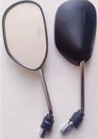 China HSJ0009 model motorcycle rearview mirror compatible with Honda Yamaha Suzuki side mirror for sale
