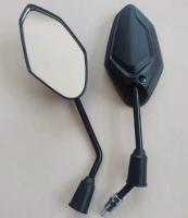 China HSJ00012 model rearview mirror compatible with Honda Yamaha Suzuki motorcycles as a side mirror for sale
