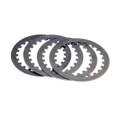 China CG125 Clutch Friction Plates 4 Piece Steel Set Surface Treatmented for sale