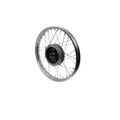 China CG125 front wheel assembly 1.4×18 inch rim hub spoke set for sale