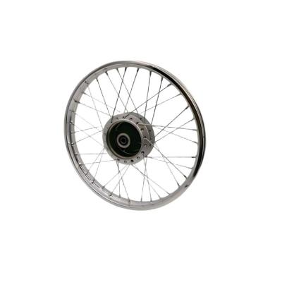 China CG125 rear wheel assembly 1.6×18 inch rim hub spoke set for sale