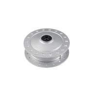 China CG125 Front Wheel Hub Assembly Aluminium Front Wheel Hub Compatible with 125 Top Rod Machine Front Wheel Spoke Hub for sale