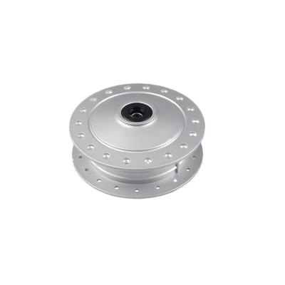 China CG125 Front Wheel Hub Assembly Aluminium Front Wheel Hub Compatible with 125 Top Rod Machine Front Wheel Spoke Hub for sale