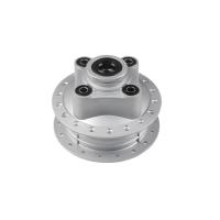 China CG125 rear wheel hub assembly aluminium alloy rear wheel hub (with sprocket position) compatible with 125 pushrod engine rear wheel spoke hub for sale