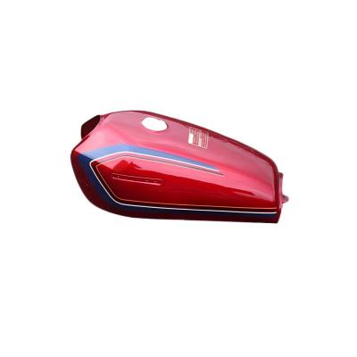 China CG125 Motorcycle Fuel Tank Glossy Red Classic Style Approximately 12L for sale