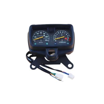 China CG125 Motorcycle Instrument Cluster Dual Display Mechanical Speedometer And Tachometer for sale