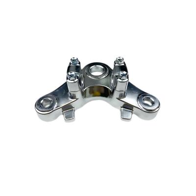 China CG125 Motorcycle Body Parts Up And Down Samsung Steering Column Upper Plate Kit for sale