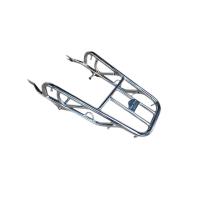 China CG125 Motorcycle Rear Rack Glossy Chrome Cargo Rack For 125 Top Bar Motorcycle for sale