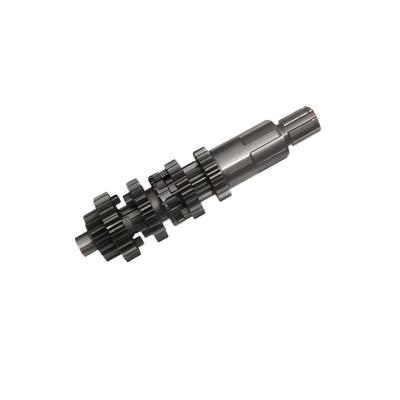 China CG125 motorcycle gearbox spindle multi-gear shaft is suitable for 125 jacking rod machine gearbox transmission parts for sale
