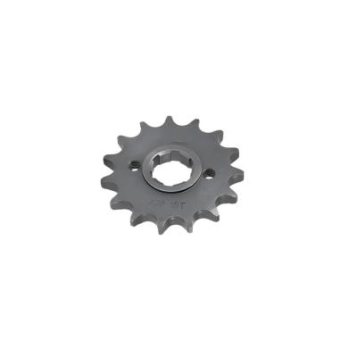 China CG125 Small Tooth 428-15T Front Chain Wheel Manganese Steel Body for sale