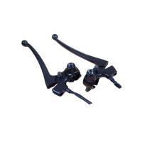 China CG125 motorcycle handle assembly left and right brake clutch handle with adjustment is optional for sale