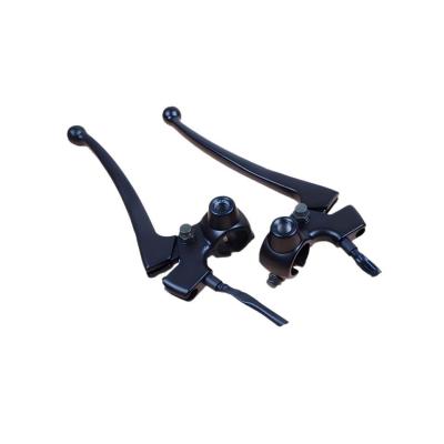 China CG125 motorcycle handle assembly left and right brake clutch handle with adjustment is optional for sale