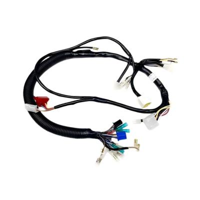 China YBR125 Motorcycle Wiring Harness Assembly Flame Retardant Anti Aging for sale