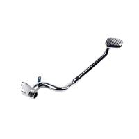 China Bending Resistance YBR125 Motorcycle Rear Brake Pedal Chrome Non Skid for sale