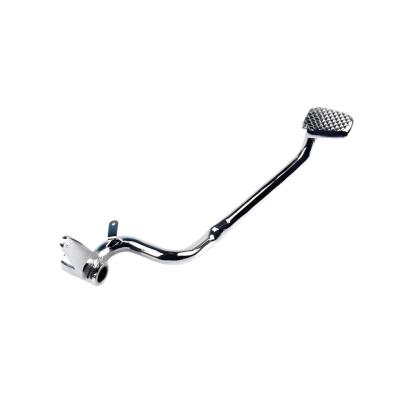 China Bending Resistance YBR125 Motorcycle Rear Brake Pedal Chrome Non Skid for sale