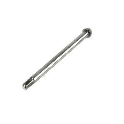 China Rust Resistance YBR125 Motorcycle Front Axle M15*215MM Front Wheel Support Axle Parts for sale
