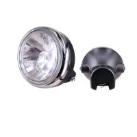 China Anti Rust YBR125 Motorcycle Headlight Assembly PC Lampcover High Transparency for sale