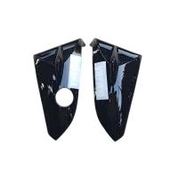 China YBR125 Motorcycle Body Parts Fuel Tank Guard Plate Black ABS Scratch Resistant for sale