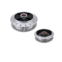China YBR125 Motorcycle Rear Wheel Hub Assembly Aluminum Alloy Preloaded Bearing Rear Wheel Assembly for sale