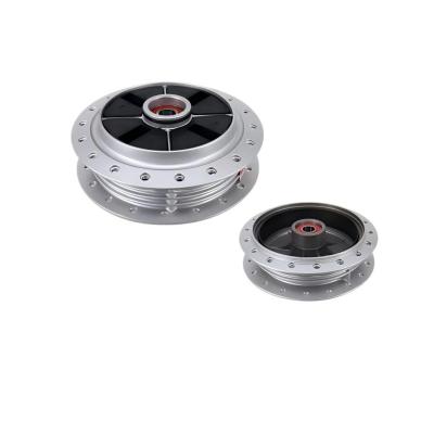 China YBR125 Motorcycle Rear Wheel Hub Assembly Aluminum Alloy Preloaded Bearing Rear Wheel Assembly for sale