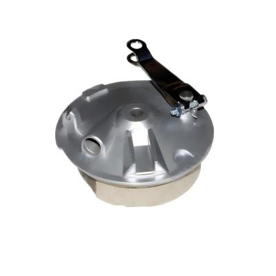 China YBR125 Motorcycle Brake System Front Cover Assembly Metal Brake Drum Protection Assembly for sale