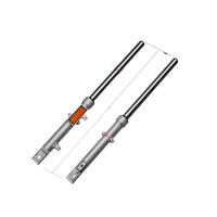 China YBR125 Motorcycle Front Shock Assembly Double Cylinder 745MM Motorbike Shock Absorber for sale