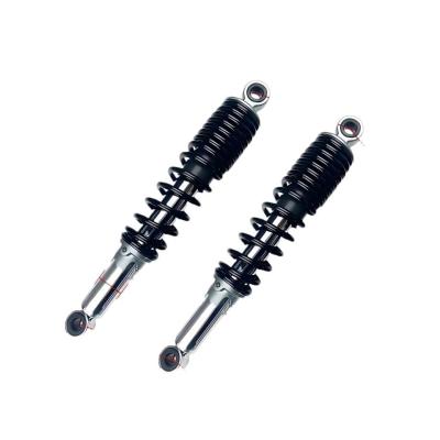 China YBR125 motorcycle rear shock assembly double 340MM spring hydraulic shock components for sale