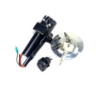 China YBR125 Euro 2 Version Motorbike Lock Assembly 4 Wire Round Cover Type for sale