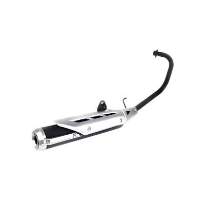 China Chrome Plated YBR125 Motorbike Exhaust Pipe Assembly Muffler Exhaust System Components for sale
