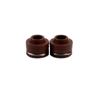 China YBR125 Motorcycle Valve Oil Seal Fluorine Rubber Material Good Sealing for sale
