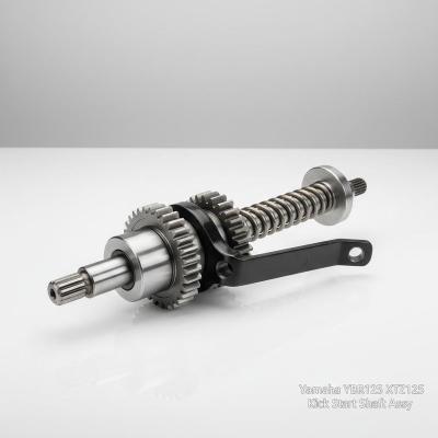 China Motorcycle Kick Start Shaft Axle Assy For Yamaha YBR125 XTZ125 Engine Kick Starter Shaft Assembly for sale