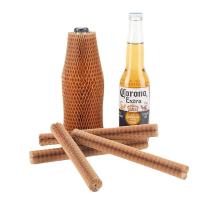 China Vases Honeycomb Paper Sleeves 45cm Protective Cardboard Sleeves Wrap For Bottles for sale