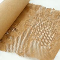 China 10 - 52cm Honeycomb Paper Sheet Cut To Size  Cushioning Honeycomb Paper Roll for sale