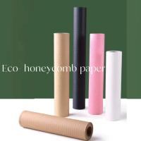China Kraft Brown Wrapping Paper Roll 50cm X 50m Sustainable Roll Of Craft Paper 50m for sale