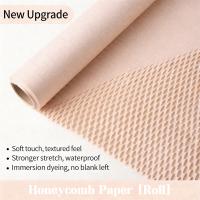 China 10m Pink Bubble Cushioning Wrap Roll Protective Brown Kraft Paper Roll for sale