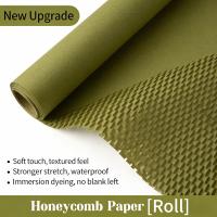 China Green Protective Honeycomb Paper Sheet 30cm Cushioning Wrap 200m for sale