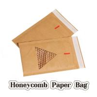 China Honeycomb Kraftbrown Paper Bubble Mailers 240GSM Padding Crush Resistant Structure for sale
