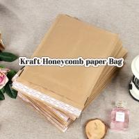 China Eco Friendly Honeycomb Paper Bag 80g/Sqm Recycled Paper Padded Mailers 3 Layers for sale