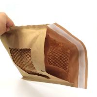 China 80+80+80 GSM Honeycomb Paper Bag Brown 25cm Honeycomb Paper Mailer for sale