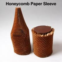 China Recycled  10CM Honeycomb Paper Sleeves Wrap Delicate Items Waterproof Paper Sleeve for sale