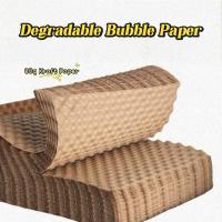 China 30x30cm Bubble Paper Sheet  Biodegradable  Bubble Filling Sheet For Light Cushioning for sale