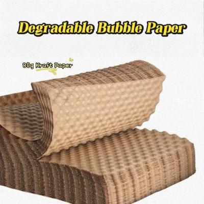 China 30x30cm Bubble Paper Sheet  Biodegradable  Bubble Filling Sheet For Light Cushioning for sale