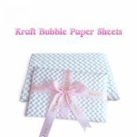 China 40x40cm Bubble Sheet Paper Cushioning  Kraft Paper Bubble Wrap Paper Based for sale