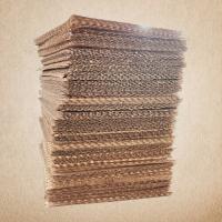 China Kraft Bubble Cushioning Wrap 80GSM 10x10cm Cushion Wrap Roll for sale